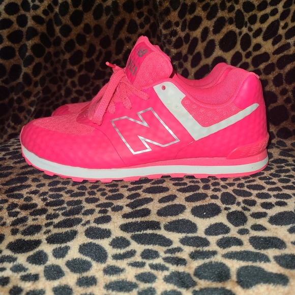 New Balance | Shoes | New Balance 574 Hot Pink Worn Only A Few Times ...